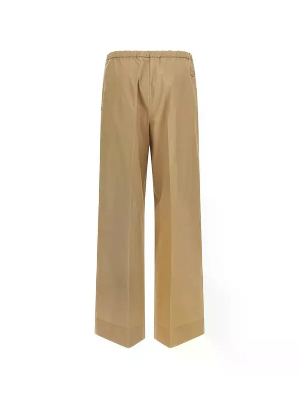 Moncler Poplin Trousers - Neutrals