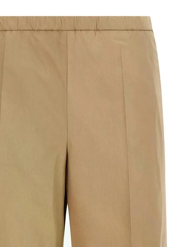 Moncler Poplin Trousers - Neutrals