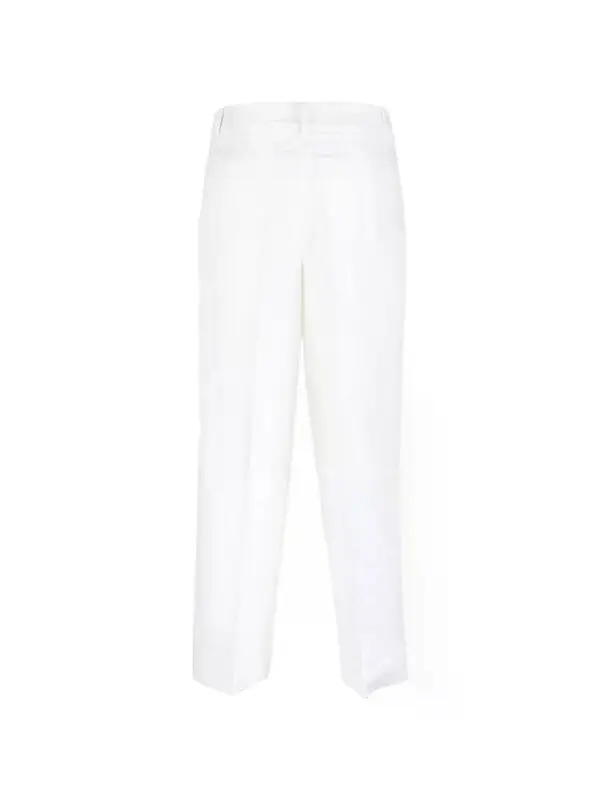 Michael Kors Pleated Mid Rise Regular Fit Straight Leg Trousers