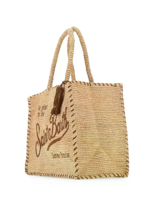 MC2 SAINT BARTH Raffia Tote Bag