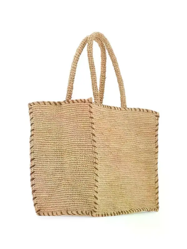 MC2 SAINT BARTH Raffia Tote Bag