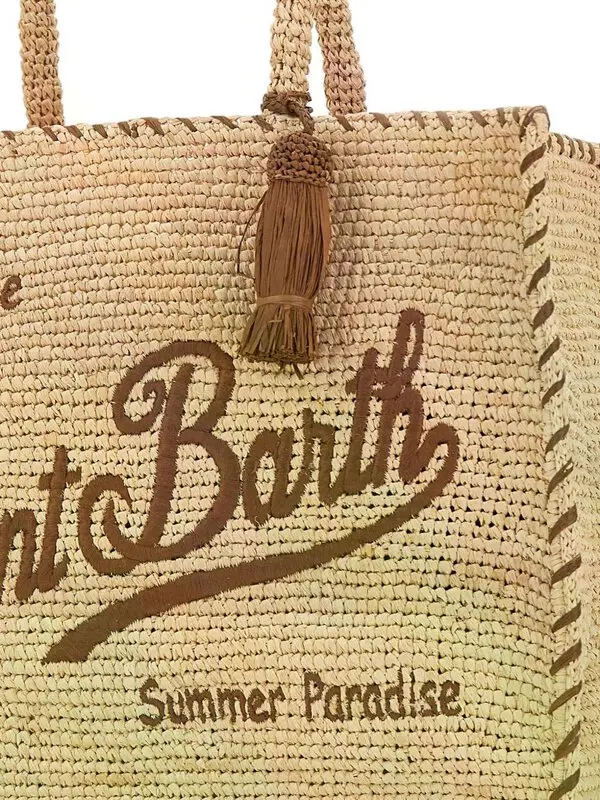 MC2 SAINT BARTH Raffia Tote Bag