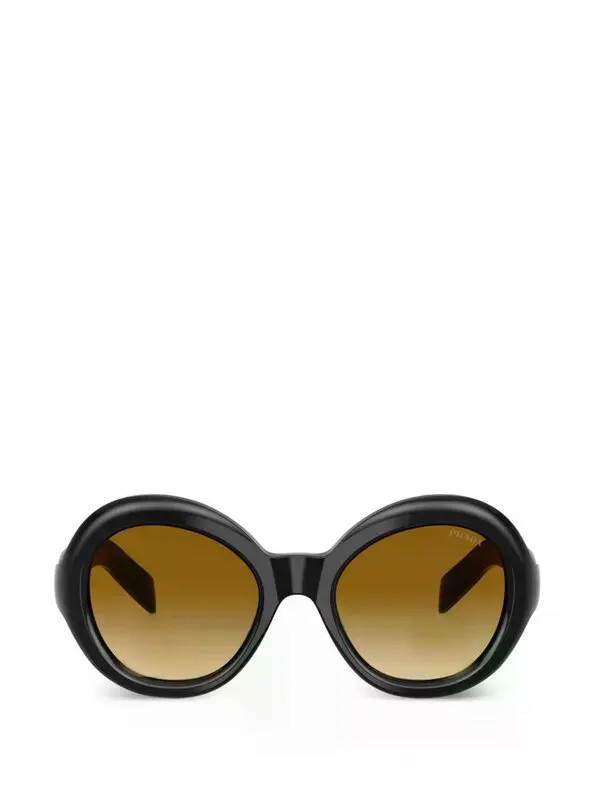 Prada Round Frame Sunglasses - Black