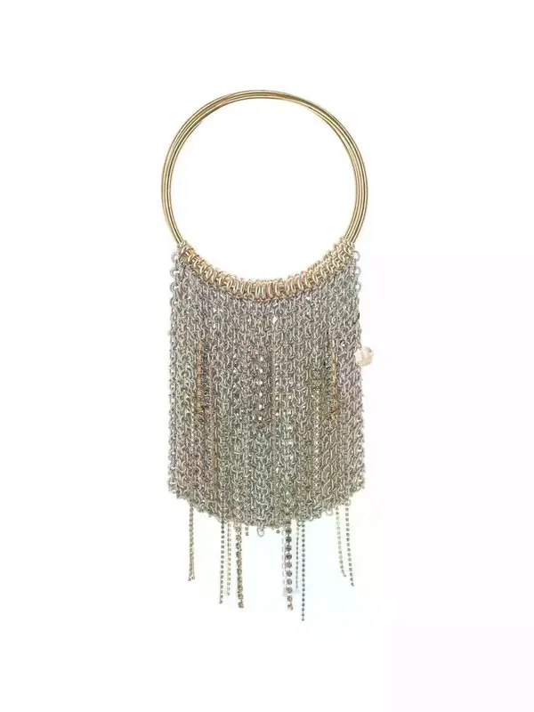 SILVIA GNECCHI Chain-fringe Shoulder Bag - Silver