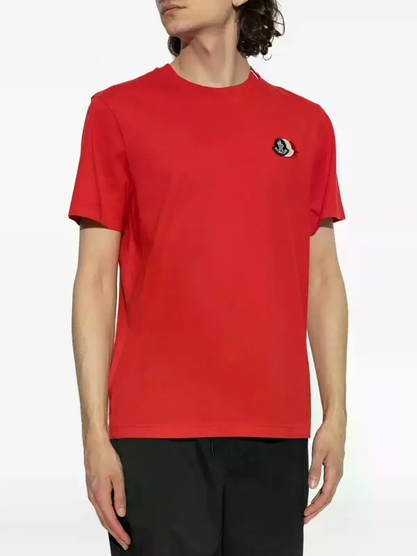 Moncler Logo-embroidered T-shirt