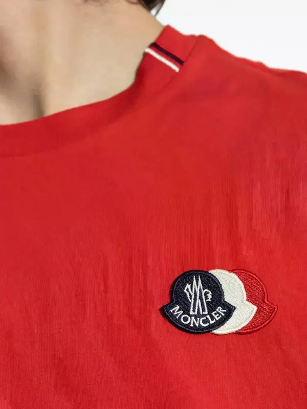 Moncler Logo-embroidered T-shirt