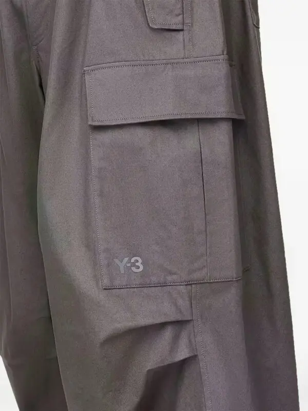 Y3 Ut Cargo Cotton Twill Trousers