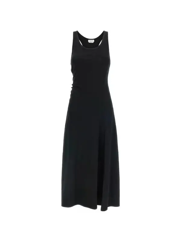 Alexander McQueen Logo-embroidered Corset Dress - Black