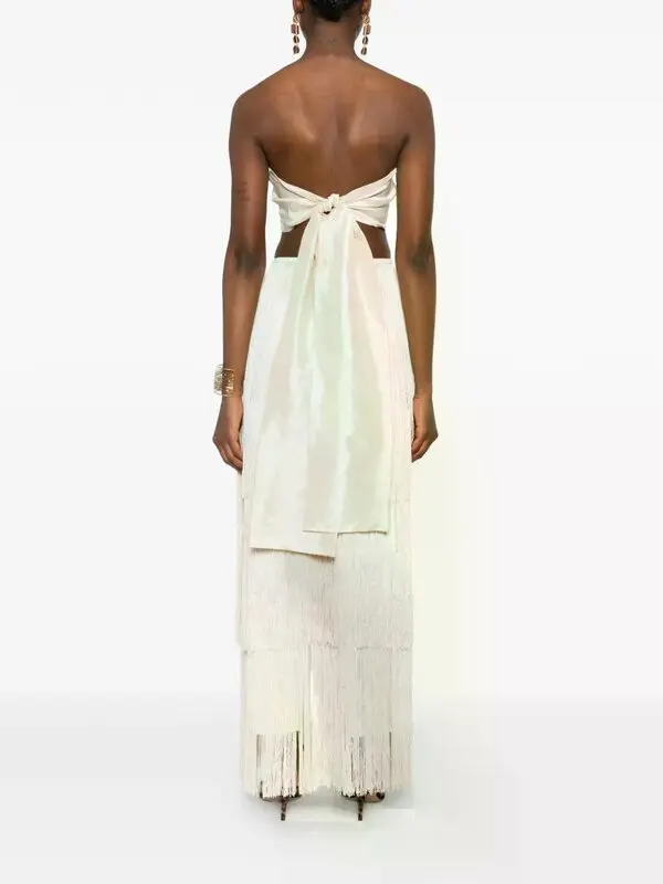 BLESS Fringed Maxi Dress