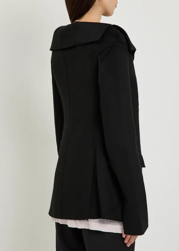TOTEME Wool Jacket With Wide Collar