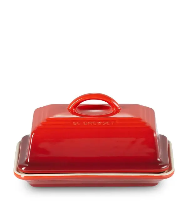 LE CREUSET Stoneware Butter Dish - Red