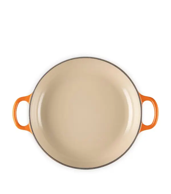 LE CREUSET Cast Iron Shallow Casserole Dish - Orange