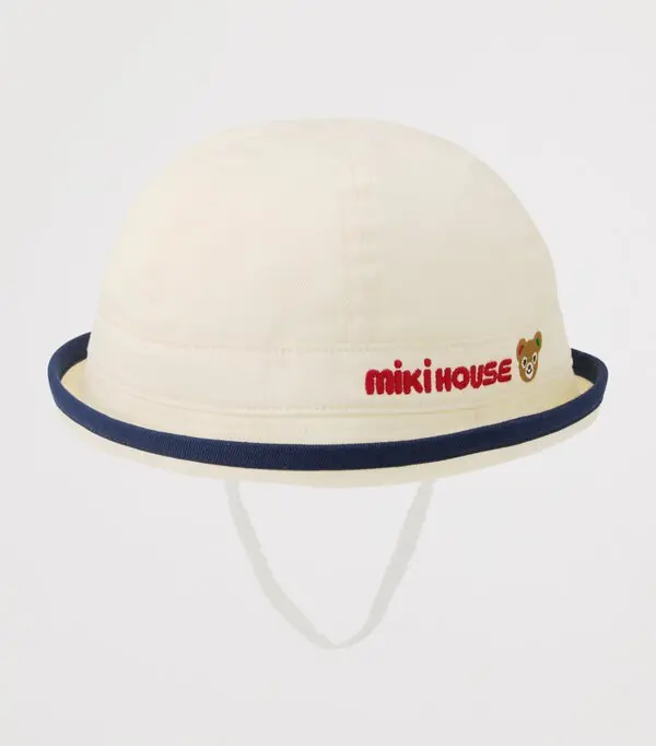 MIKI HOUSE Embroidered Logo Bucket Hat