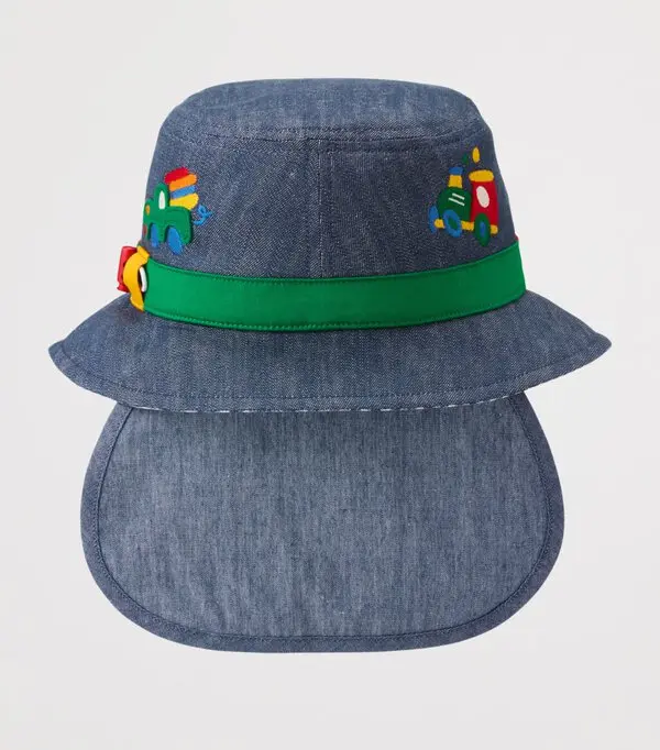 MIKI HOUSE Denim Sun Hat
