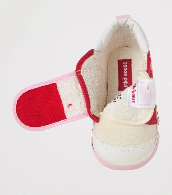 MIKI HOUSE Toddler Embroidered Character Sneakers