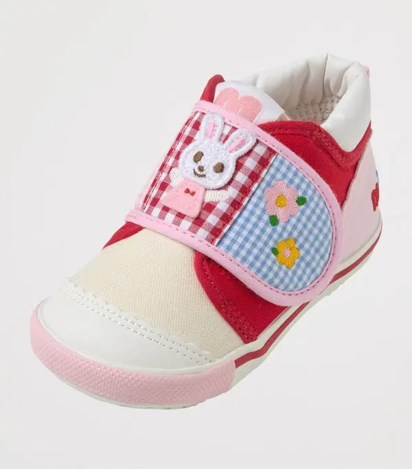 MIKI HOUSE Toddler Embroidered Character Sneakers