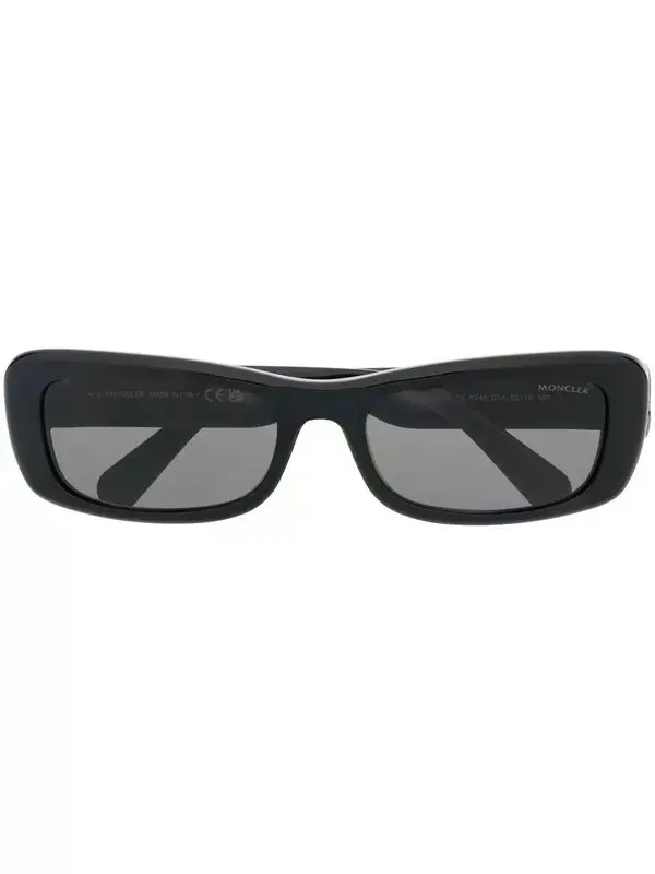 Moncler Minuit Rectangle Sunglasses - Black
