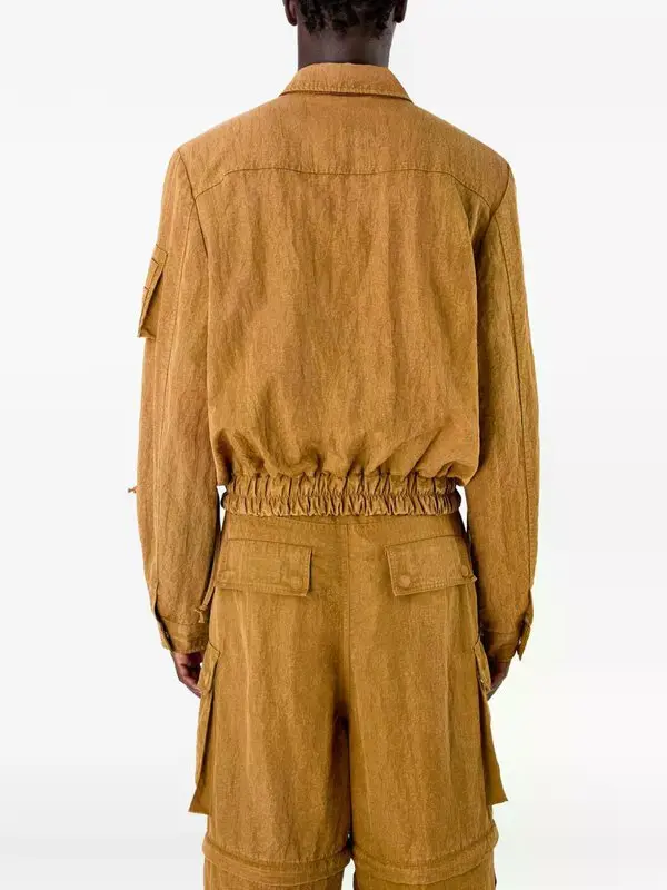 Camper Pocket Zip Jacket - Brown