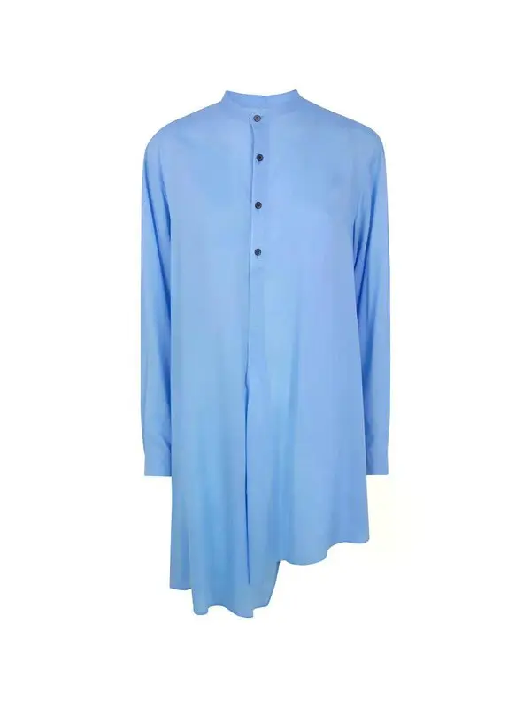 Y’s Asymmetric Hem Shirt - Blue