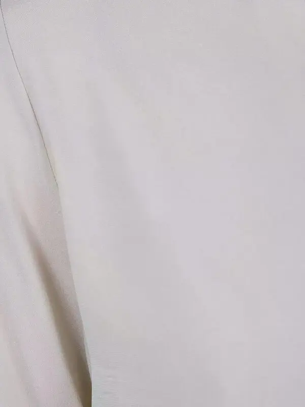Rossopuro Three-quarter Sleeve Silk Top