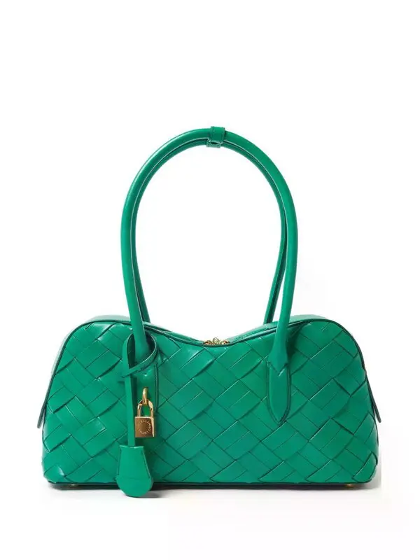 Stella McCartney Woven Shoulder Bag - Green