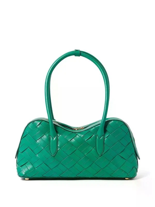 Stella McCartney Woven Shoulder Bag - Green