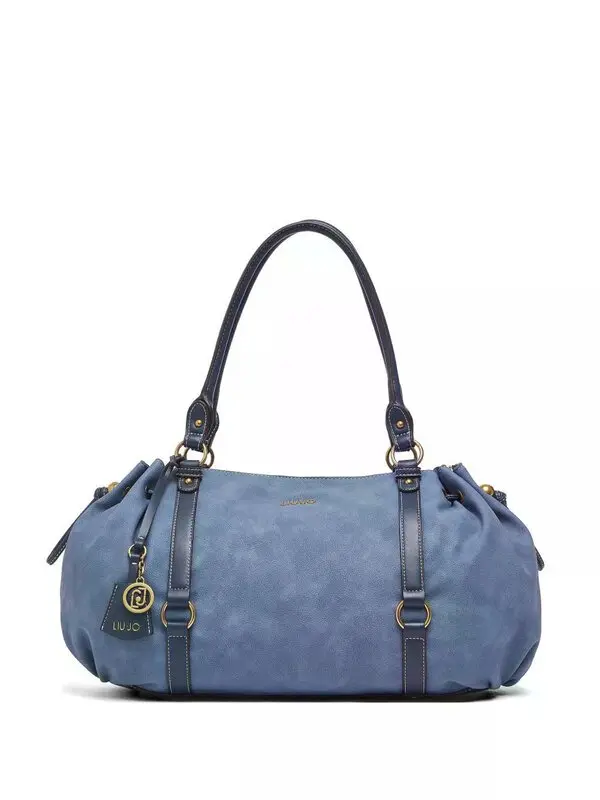 Liu Jo Large Logo-charm Tote Bag - Blue