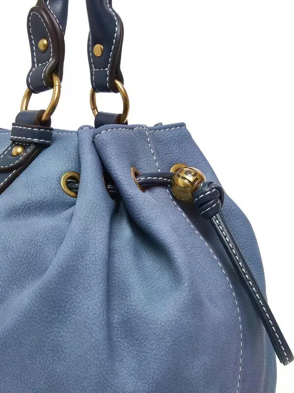 Liu Jo Large Logo-charm Tote Bag - Blue