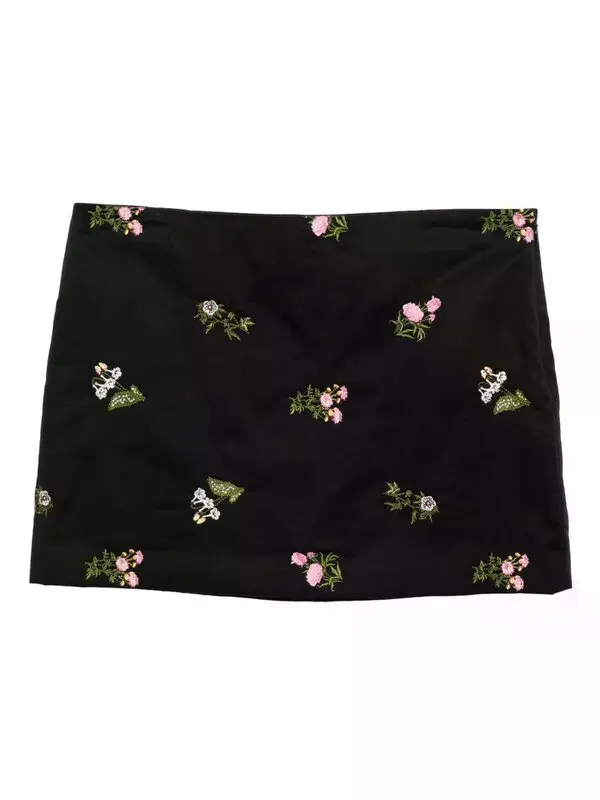 Cynthia Rowley Embroidered Mini Skirt