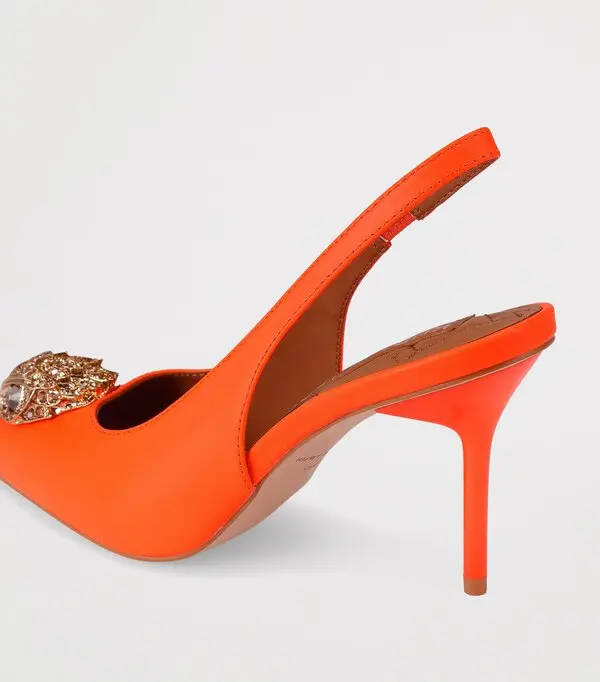 Kurt Geiger Leather Eagle Slingback Pumps