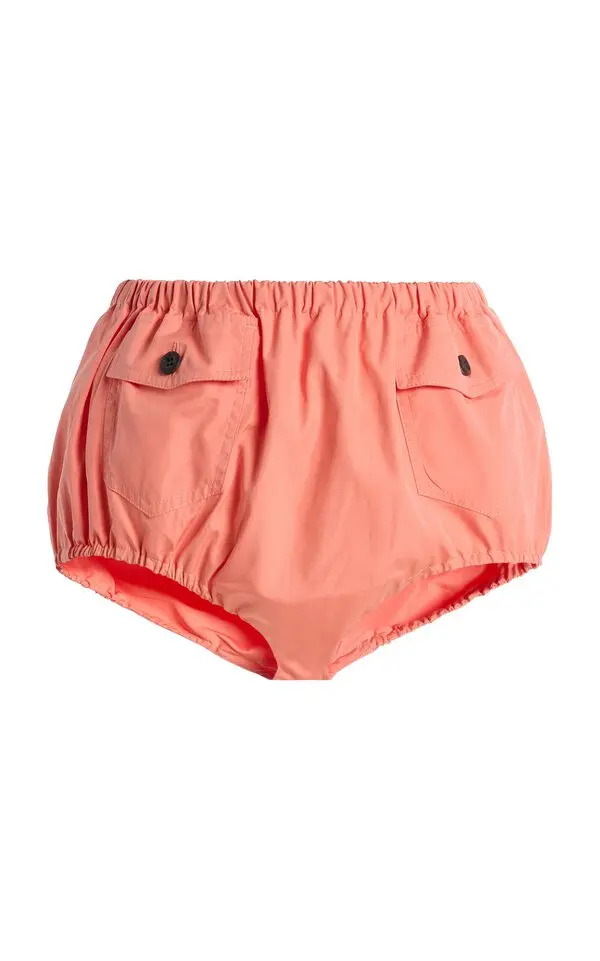 Prada Cotton Poplin Bloomer Shorts