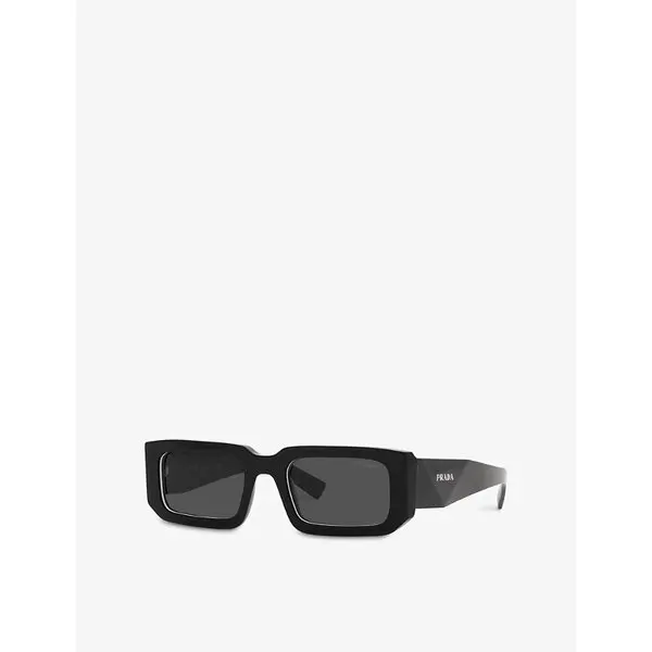 Prada Rectangle Acetate Sunglasses