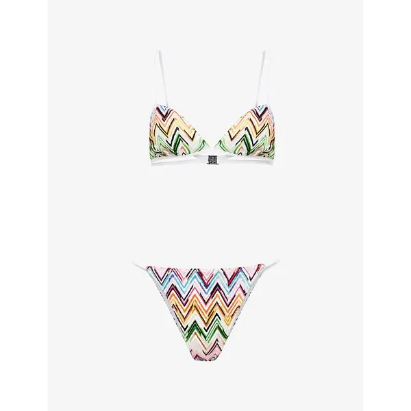 Missoni Chevron Zig-zag Print Bikini Set - Multicolor