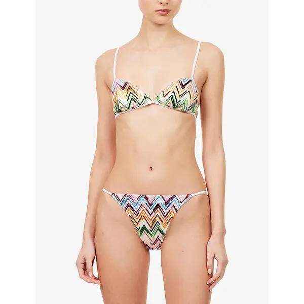 Missoni Chevron Zig-zag Print Bikini Set - Multicolor