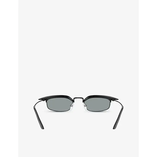 Prada Pr B50s Rectangle-frame Metal Sunglasses