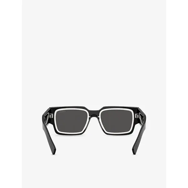Prada Square-frame Acetate Sunglasses - Black