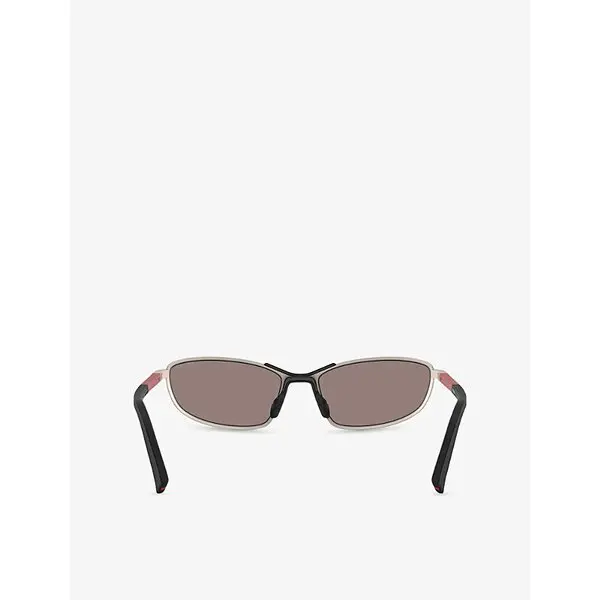 Prada Irregular Frame Metal Sunglasses