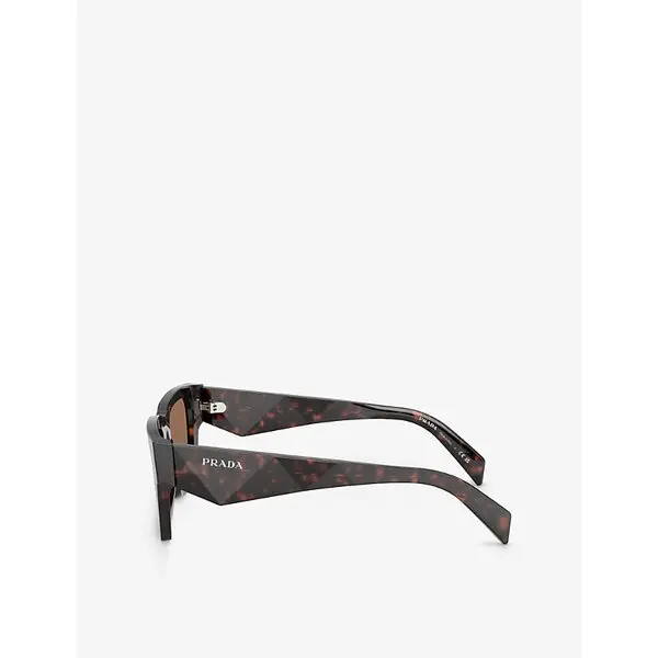 Prada Square-frame Tortoiseshell Acetate Sunglasses - Brown