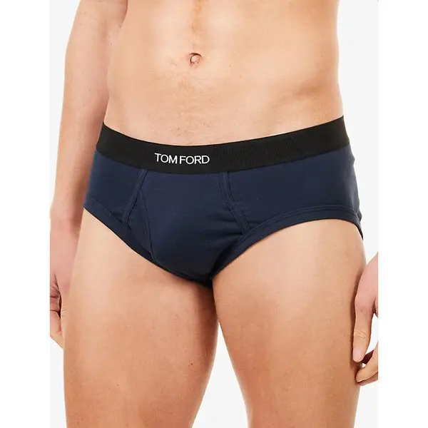 TOM FORD Classic Cotton-jersey Briefs