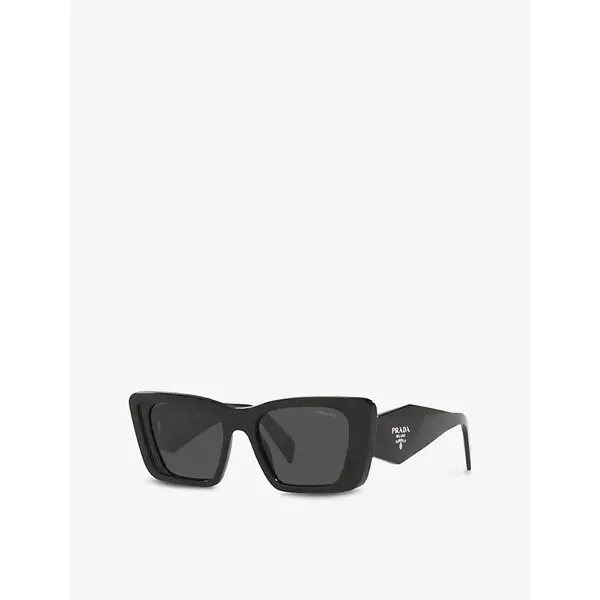 Prada Pr 08ys Butterfly-shaped Sunglasses - Black