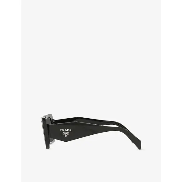 Prada Pr 08ys Butterfly-shaped Sunglasses - Black