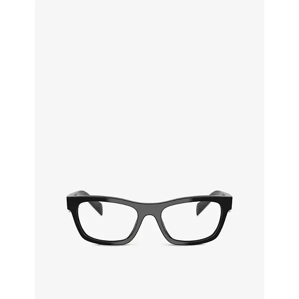 Prada Pr B01v Butterfly-frame Acetate Optical Glasses - Brown