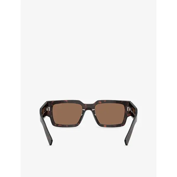 Prada Pr B17s Square-frame Tortoiseshell Acetate Sunglasses - Brown