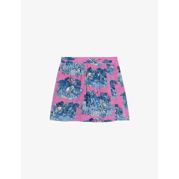 Zadig&Voltaire Floral-print Woven Mini Skirt - Lady