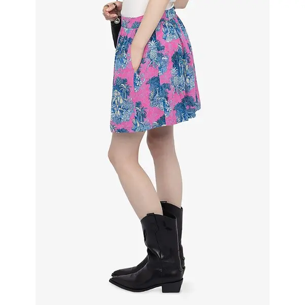 Zadig&Voltaire Floral-print Woven Mini Skirt
