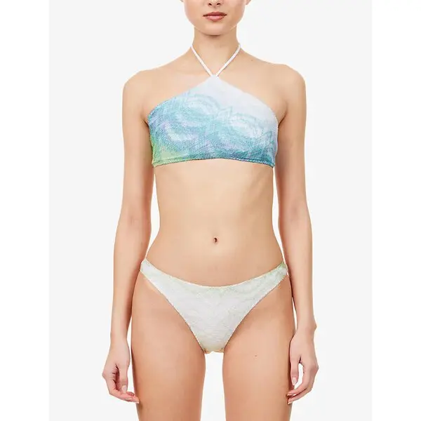 Missoni Graphic-print Raschel Knit Bikini Set - Multicolor