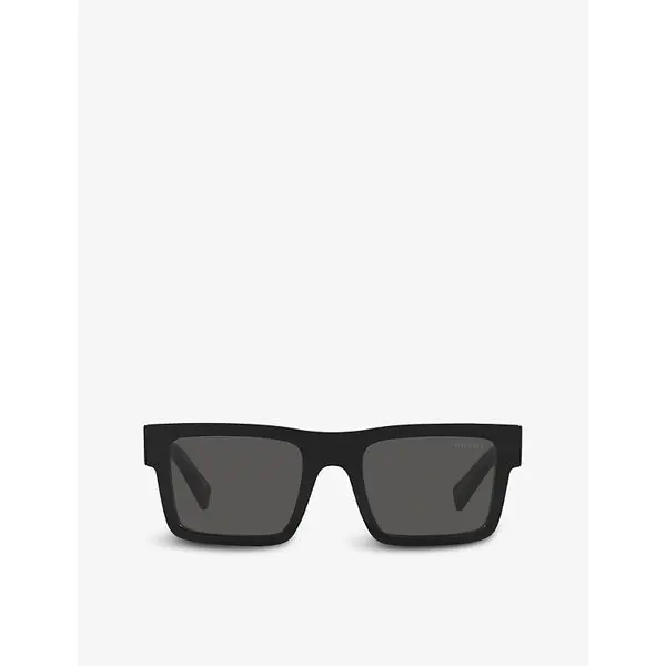 Prada Pr 19ws Square-frame Acetate Sunglasses - Black