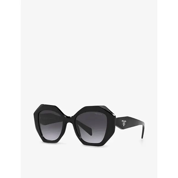 Prada Irregular Frame Acetate Sunglasses