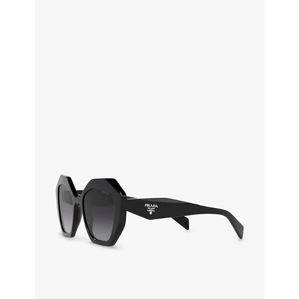 Prada Irregular Frame Acetate Sunglasses