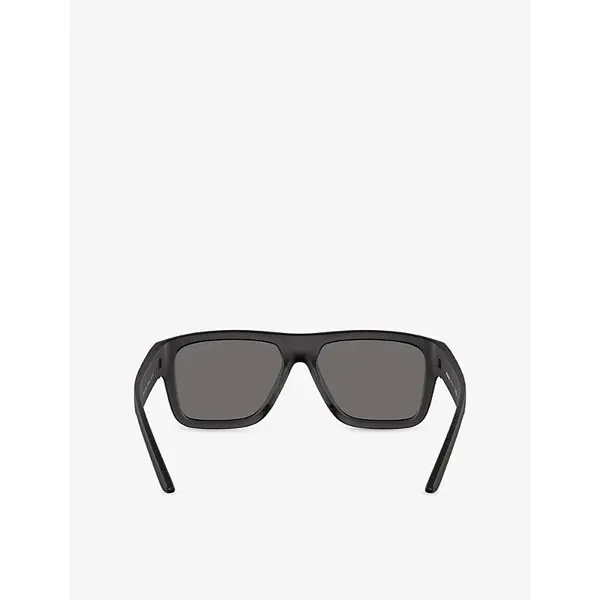 Prada Square Frame Acetate Sunglasses - Black